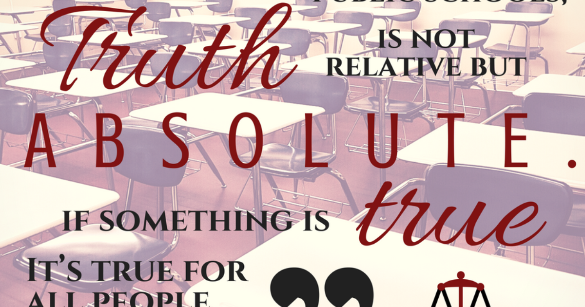 Are You Absolutely Sure Truth is Absolute?